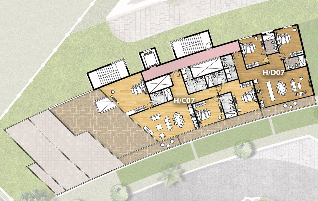 Fifth Floor Apartments - Harrington Golf Residence Nyarutarama